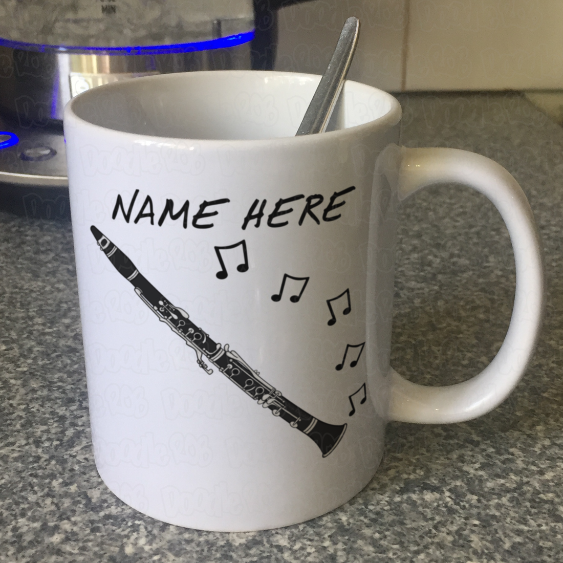 Clarinet Personalised Mug - Clarinetist Custom Gift - Woodwind Teacher ...