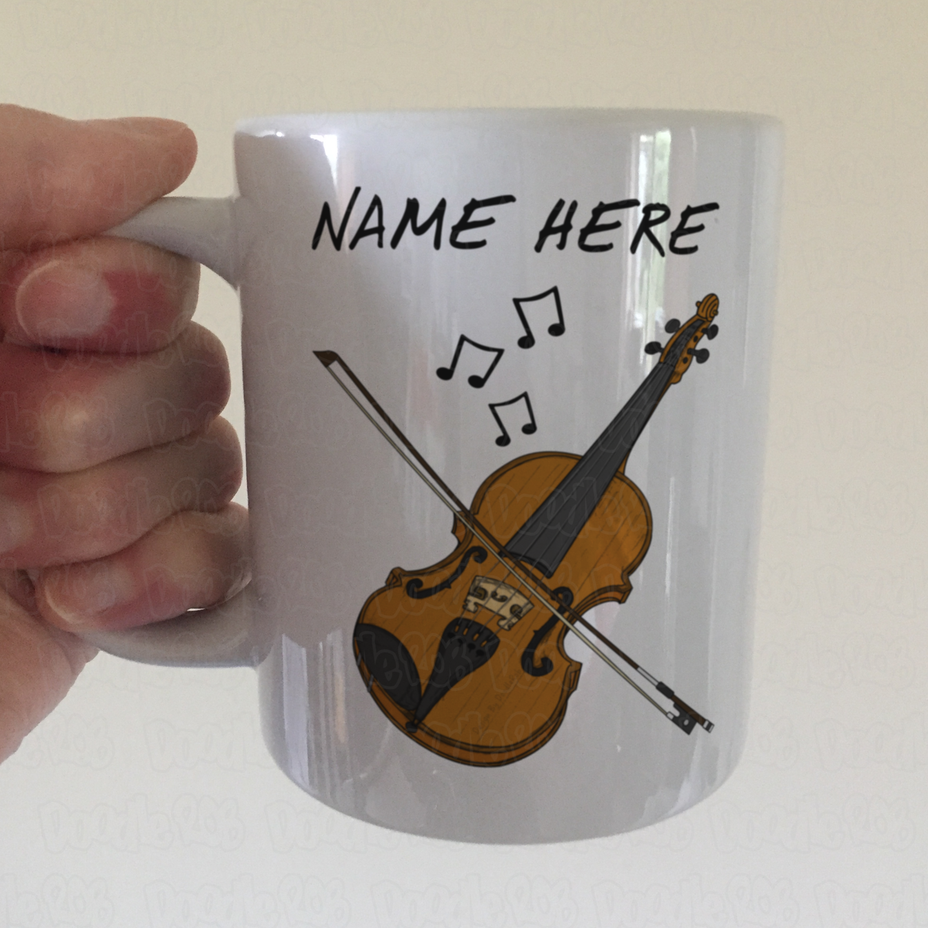 Violin Personalised Mug - Violinist Custom Gift - Violin Teacher Thank ...