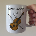Violin Personalised Mug - Violinist Custom Gift - Violin Teacher Thank ...