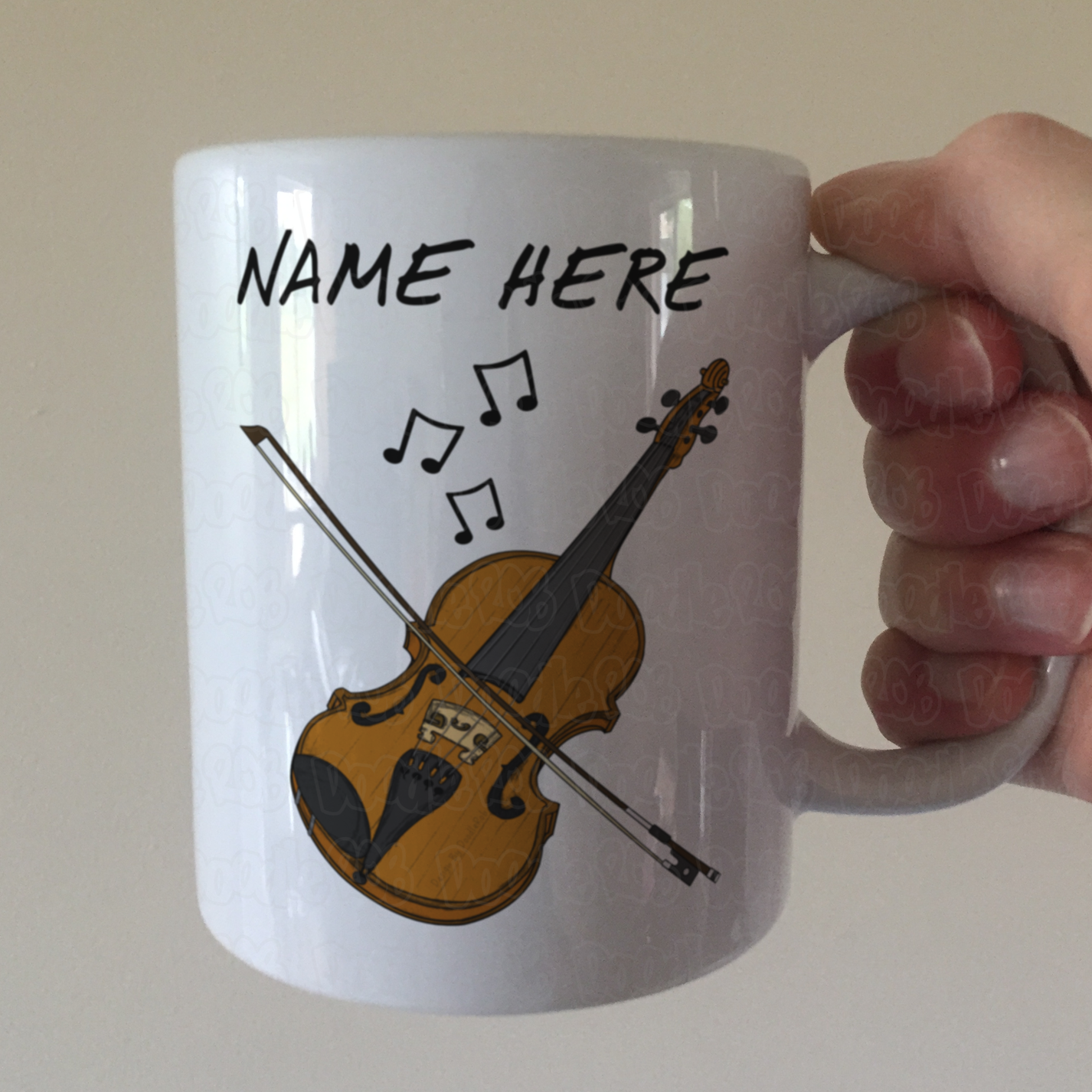 Violin Personalised Mug - Violinist Custom Gift - Violin Teacher Thank ...